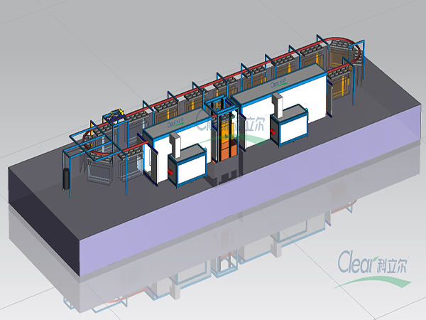 Manual Powder Coating Line – Clear Powder coating line
