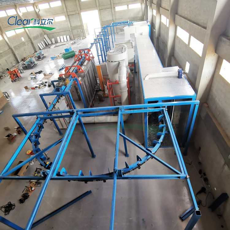 Semi automatic Painting Line – Clear Powder coating line