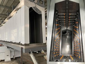 Pre-treatment system – Clear Powder coating line