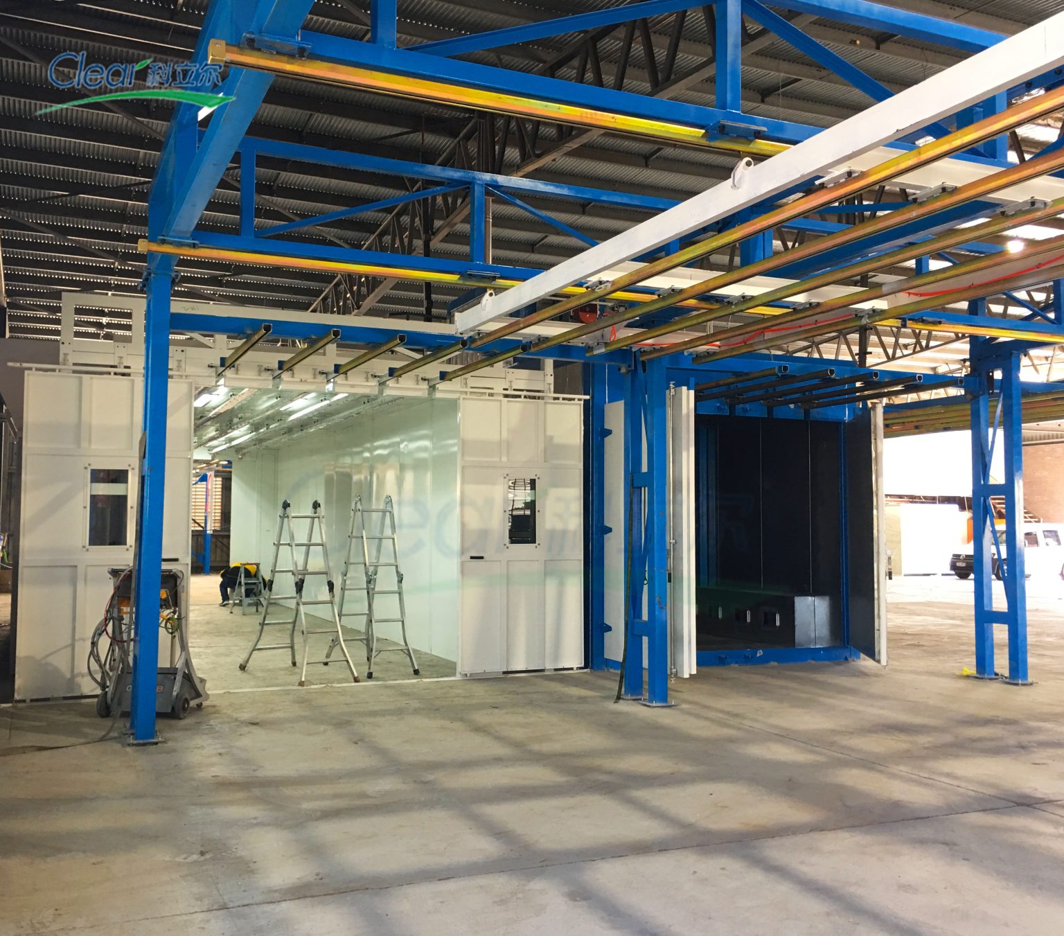 Clear Powder coating line