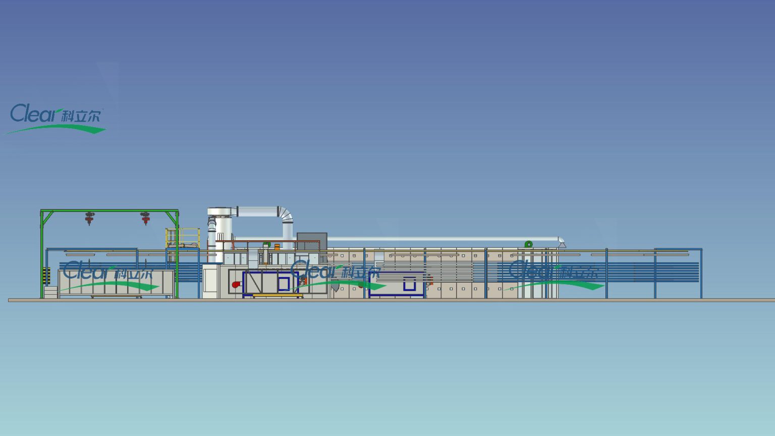 Pre-treatment system – Clear Powder coating line